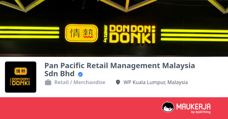 Pan Pacific Retail Management Malaysia Sdn Bhd Salaries - Average ...