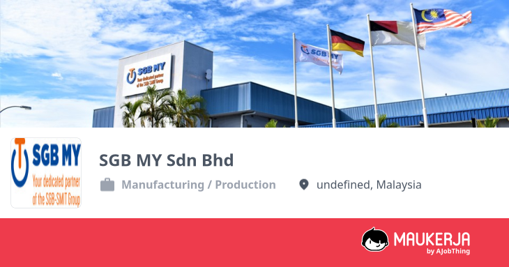 SGB MY Sdn Bhd Job Vacancies Jun 2026 | Maukerja.my