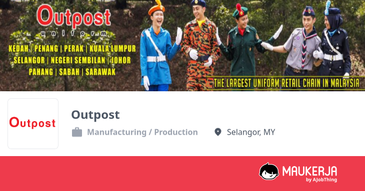 Outpost Job Vacancies Nov 2025 | Maukerja.my