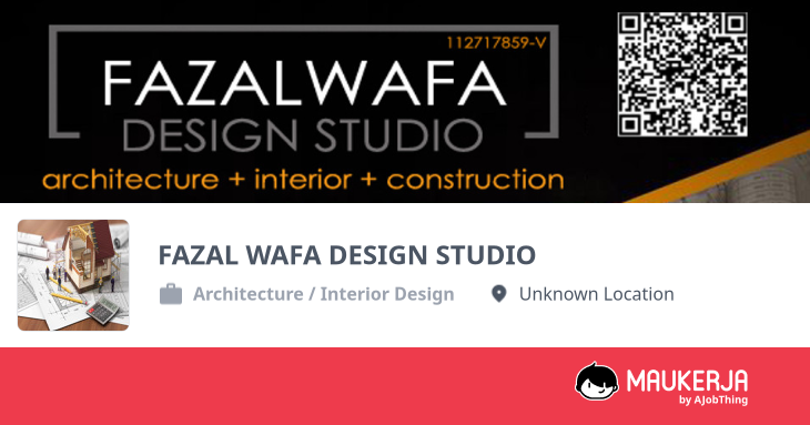 FAZAL WAFA DESIGN STUDIO Company Overview & Details - Maukerja