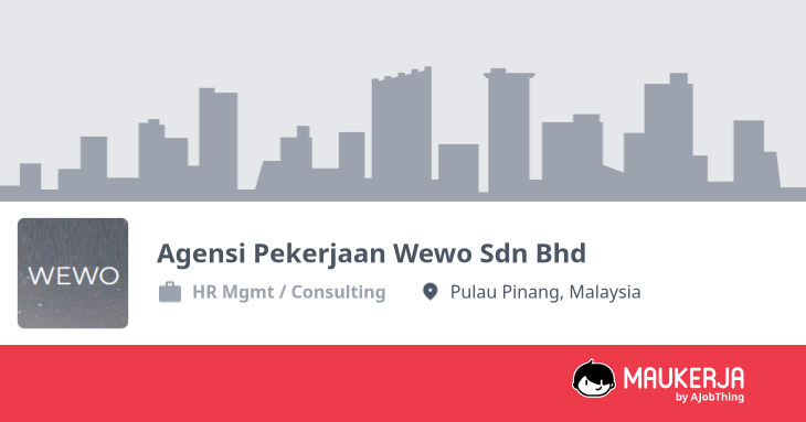 Gaji Agensi Pekerjaan Wewo Sdn Bhd - Purata Gaji Nov