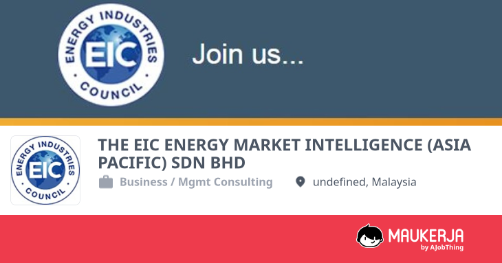 THE EIC ENERGY MARKET INTELLIGENCE (ASIA PACIFIC) SDN BHD Company ...