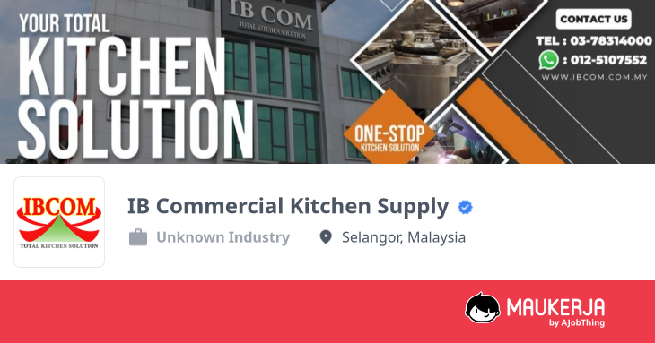 IB Commercial Kitchen Supply Company Overview & Details - Maukerja