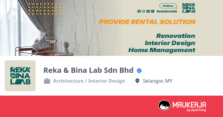 Profil Syarikat Reka & Bina Lab Sdn Bhd - Cari Kerja di Maukerja
