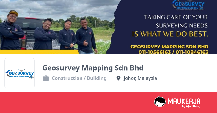 Geosurvey Mapping Sdn Bhd Company Overview & Details - Maukerja