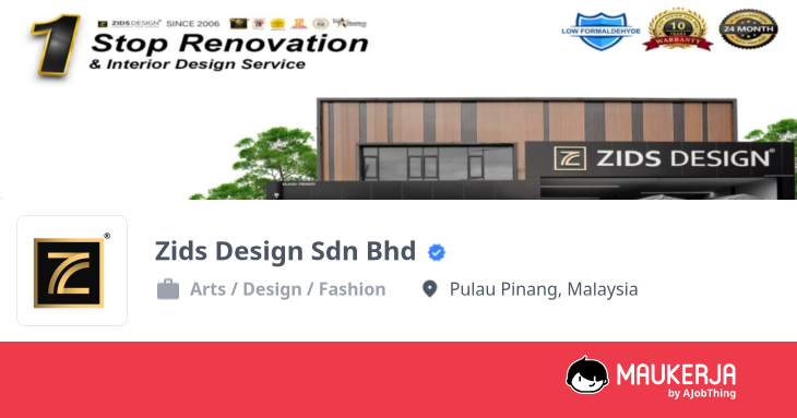 Zids Design Sdn Bhd Company Overview & Details - Maukerja